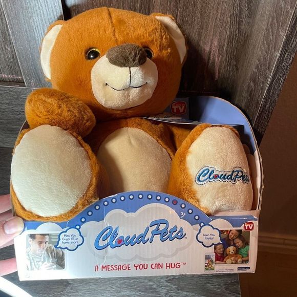 Toys | New Cloud Pets Bearbrown Bearin Box Record Messages Music Games | Poshmark